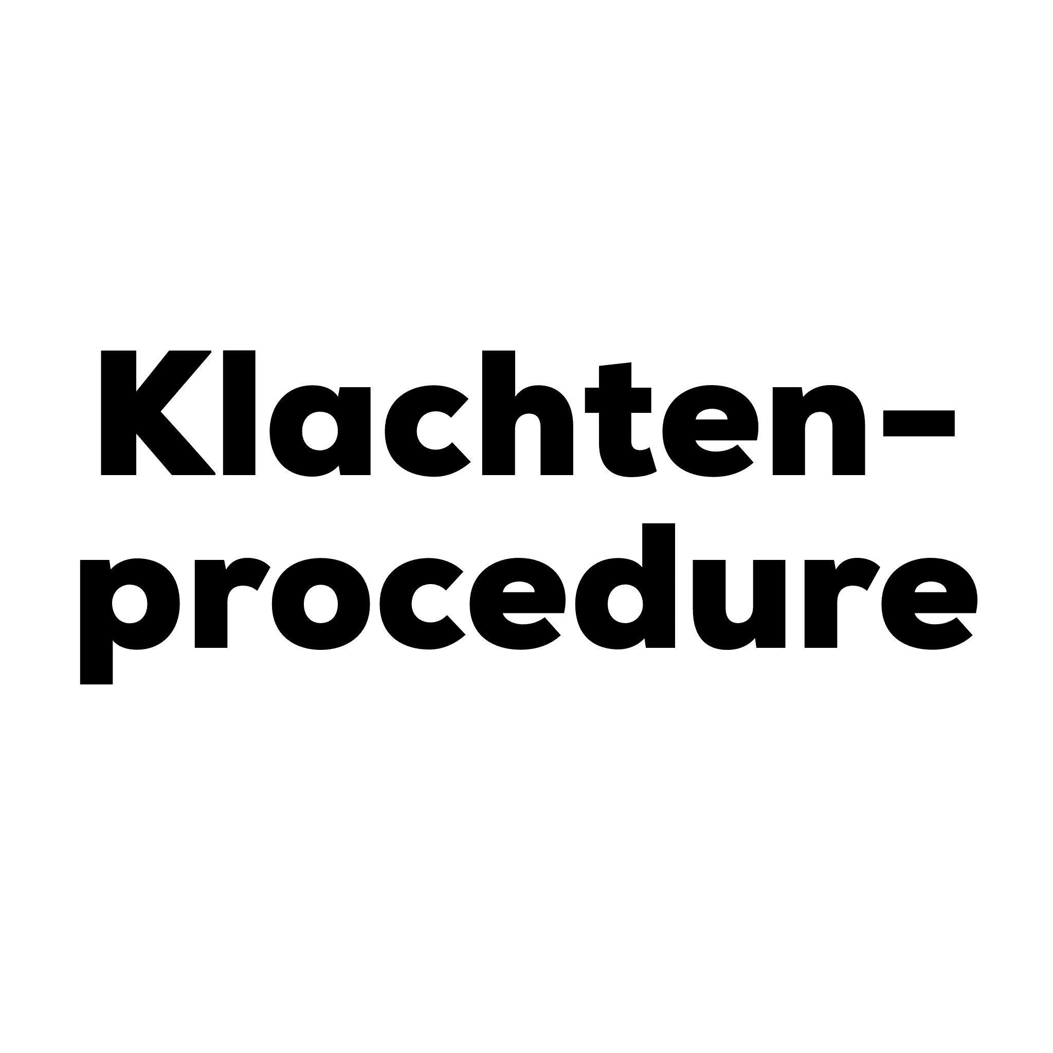 Klachtenprocedure - Mijn Veilige School